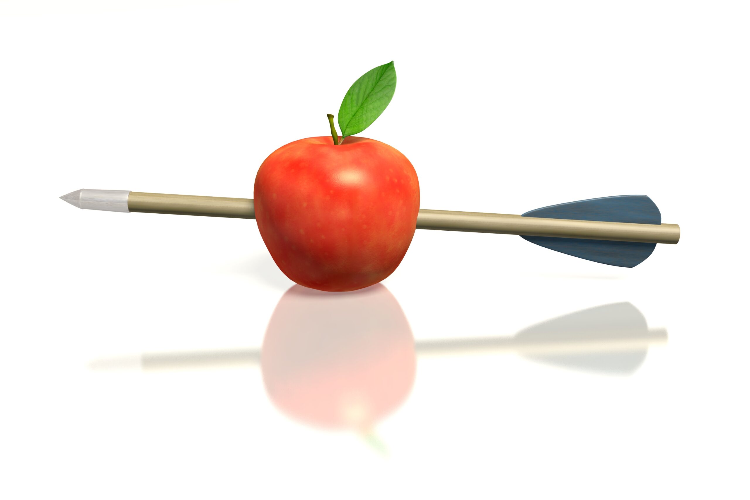 A red apple with arrow - Condorcet